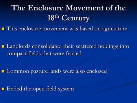 Ppt Agricultural Revolution In The 17th And 18th Centuries