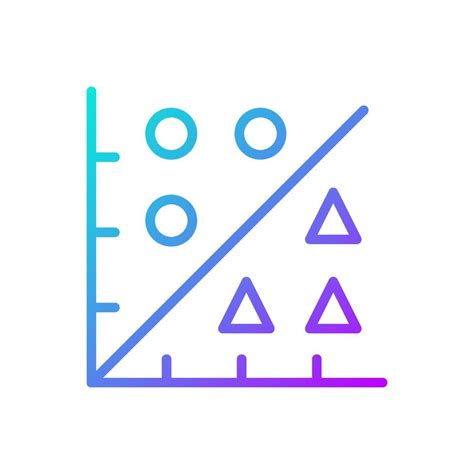 Analytics Of Data Mining Process Gradient Linear Vector Icon