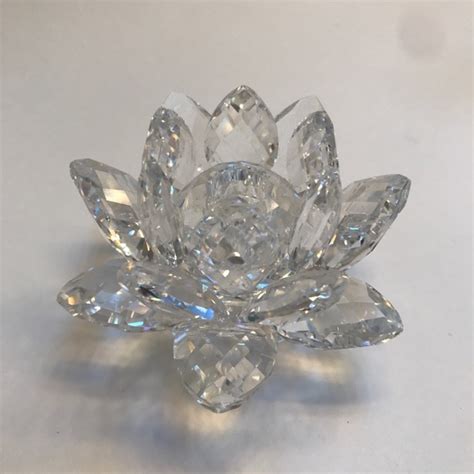Swarovski Crystal Waterlily Candle Holders At Gabriel Faulkner Blog