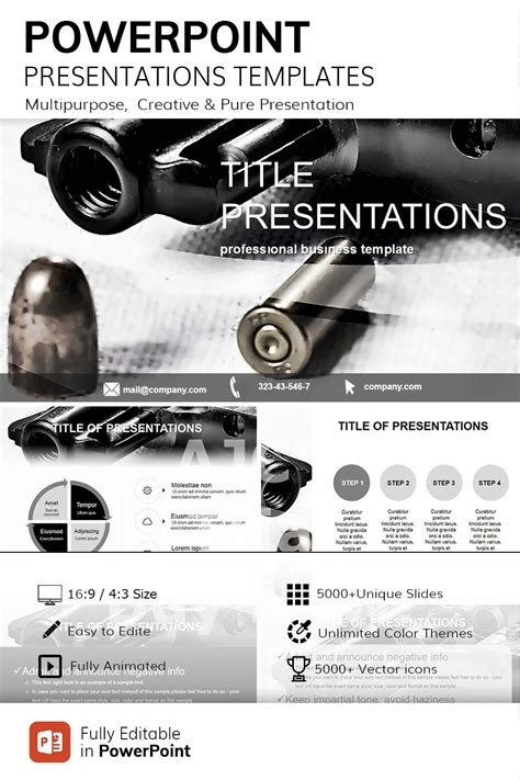 Weapon Powerpoint Template