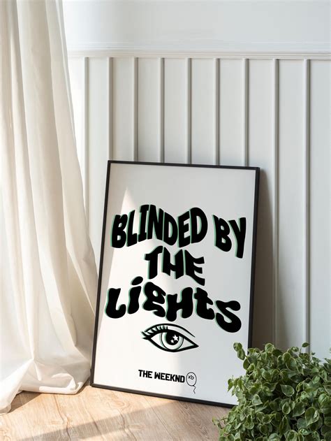 The Weeknd Poster Blinded By The Lights After Hours Digital Wall
