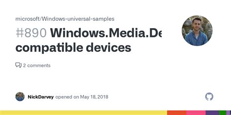 Windowsmediadevicesvideodevicecontroller Compatible Devices · Issue 890 · Microsoftwindows