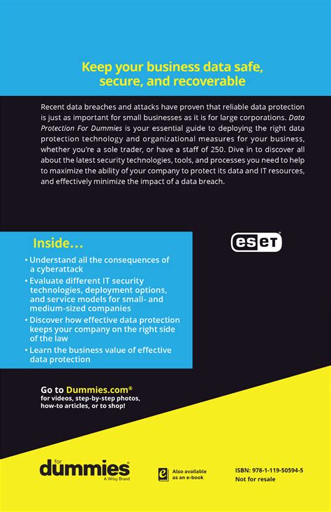 Data Protection For Dummies Free E Book Chapter Eset