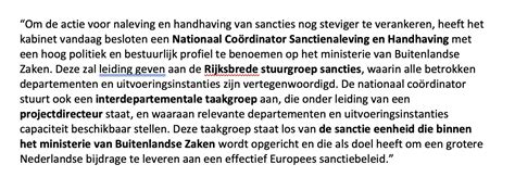 Pieter Omtzigt On Twitter Ik Hoop Echt Dat Deze Brief Over Sancties Een April Grap Is Let