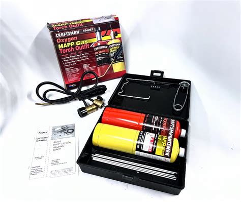 NEW Craftsman Oxygen MAPP Gas Torch Outfit Kit Braze Weld Cut Max Marine Outlet