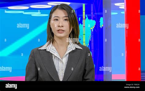 Asian News Anchor Telegraph