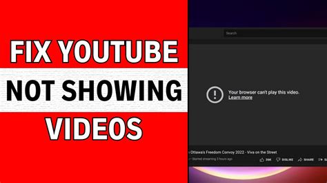 How To Fix YouTube Not Showing Videos 2024 (QUICK FIX) - YouTube