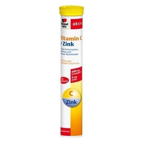 Doppelherz Vitamin C And Zinc Effervescent Tablets Uk Elivera Uk