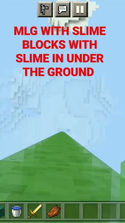 Mlg With Slime Blocks With Slime With 80 Blocks In Under The Ground In