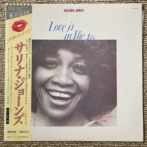 【やや傷や汚れあり】lp【国内盤・帯付き・美品】salena Jones Love Is In The Air Vij 28004 サリナ