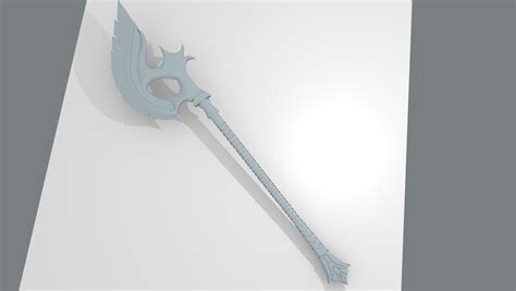 Stl File Glass Axe Skyrim Stl 🪓・3d Print Object To Download・cults