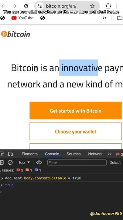 Edit Website In The Browser Javascript Reactjs Webdevelopment Youtube