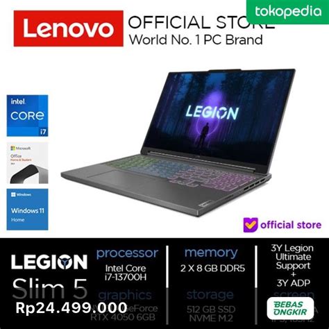 Lenovo Legion Slim Irh Core I H Gb Gb Rtx Gb W Rp