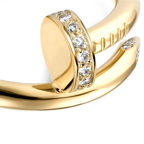 Cartier Juste Un Clou 013ct 22 Brilliant Cut Diamond 18k Yellow Gold