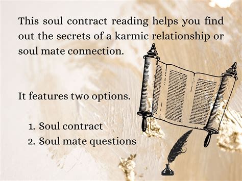 Soul Contract Reading Karmic Relationship Soul Mate Reading Etsy