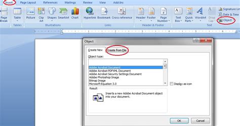 Insert Pdf Into Word Document Office 2010 Norpaas