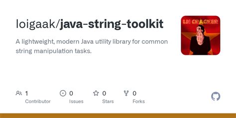 Github Loigaakjava String Toolkit A Lightweight Modern Java