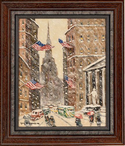 Guy Carleton Wiggins American 1883 1962 Oil On Canvasboard Wall