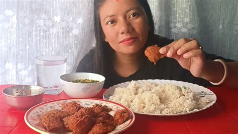 Fish Egg Pakora With Rice 🍚 Youtube
