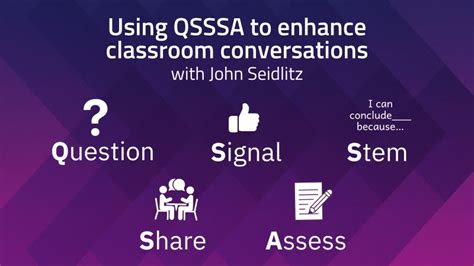 Ellevation Education On Linkedin Using Qsssa To Enhance Classroom Conversations With John Seidlitz