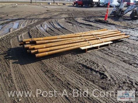 Pallet Of 10 Drill Rods Appr Elsenpeter Auctions Real Estate Inc