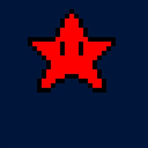 Rainbow Star First  0 Pixel Art