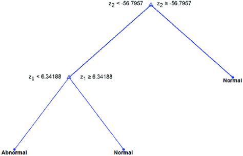 An Example Of Classification Tree Using The First Two Principle