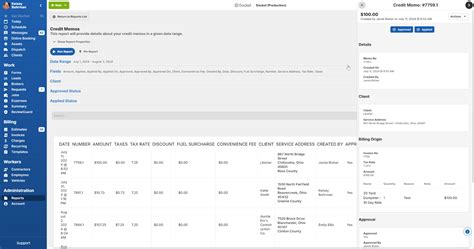 Managing And Applying Credit Memos Docket Support