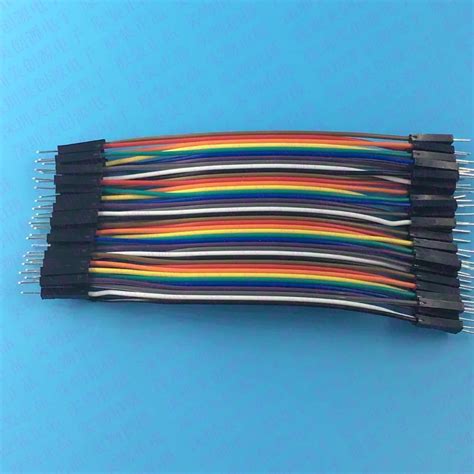 Free Shipping Dupont Line 40pcs 10cm Male To Male Jumper Wire Dupont
