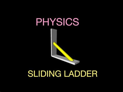 Free Video Ladder Physics What Angle Does A Frictionless Ladder Leave