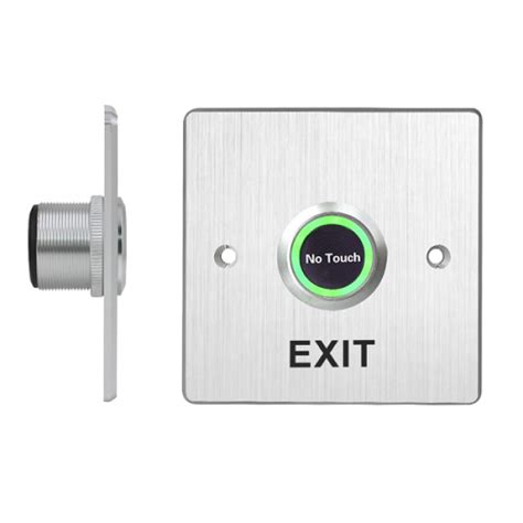 Cqr Xbnt86ali Single Gang Aluminium Touchless Sensor Exit Button Cqr Xbnt86ali Single Gang Aluminium Touchless Sensor Exit Button