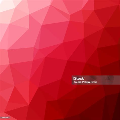 Polygon Background Pattern Polygonal Red Wallpaper Vector Illustration
