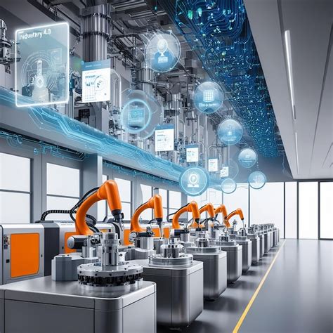 Industrial instruments in the factory with cyber and physical system ...