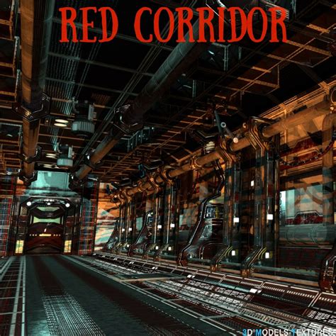 Red Corridor 3d Model 60 Fbx Free3d