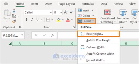 How To Change Restore Default Row Height In Excel ExcelDemy