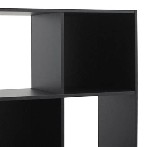 6 Cube Storage Organizer Black