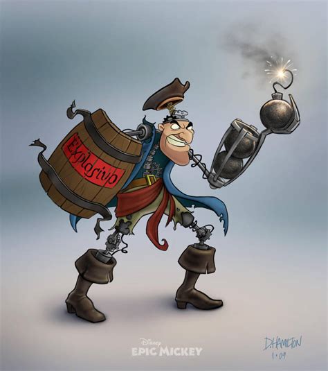 Epic Mickey Pirate Robot By Hamilton74 On Deviantart