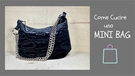 MINI BAG Tutorial Borsa Fai Da Te Come Cucire Una Borsa In Tessuto Di Ecopelle DIY BAG