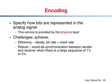 Ppt Eecs 122 Introduction To Computer Networks Encoding And Framing Powerpoint Presentation