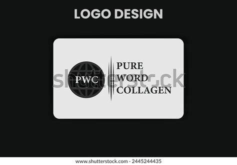 Pwc World Logo Design Templete Stock Vector Royalty Free 2445244435