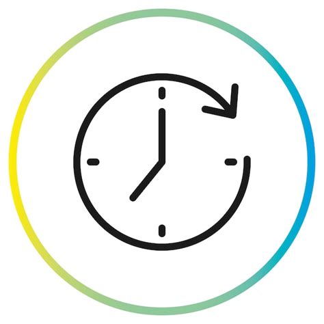 Ícone De Vetor De Tempo Vetor Premium
