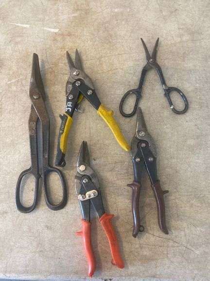 Assorted Tin Snips Isabell Auction