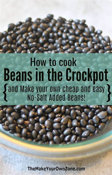How To Cook Beans Without Salt