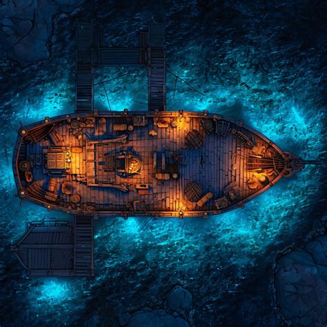 10 Ships And Docks Battle Maps Dnd Pathfinder Dandd Battlemap Dungeons And Dragons Roll20