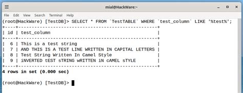 MySQL MariaDB 中 LIKE 运算符和等号 之间有什么区别如何在 SQL 中使用 LIKE