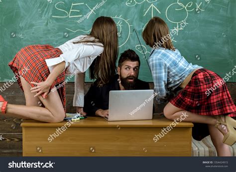 Sexology Teacher Looks Two Sexy Female Stock Photo 1354424915 Shutterstock