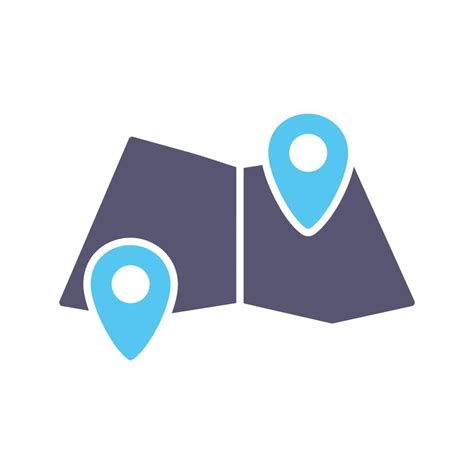 Folded Map Vector Icon 18799801 Vector Art At Vecteezy