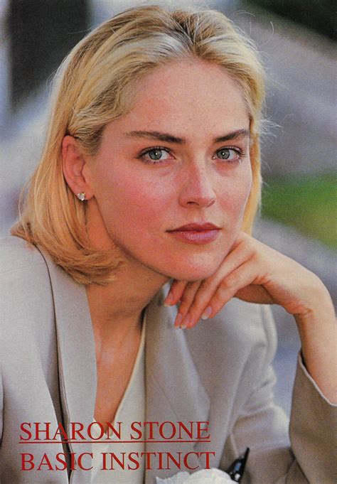 Sharon Stone In Basic Instinct 1992 British Postcard By Flickr