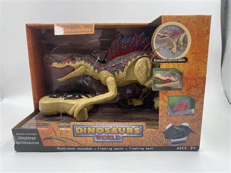 24g Simulation Walking Rc Spinosaurus Remote Control Dinosaur Toys