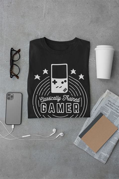 Classically Trained Gamer T Shirt Retro Apparel For Nerds And Geeks